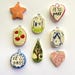 Ceramic Charms- Pendants, Handmade and Painted Charm - Etsy