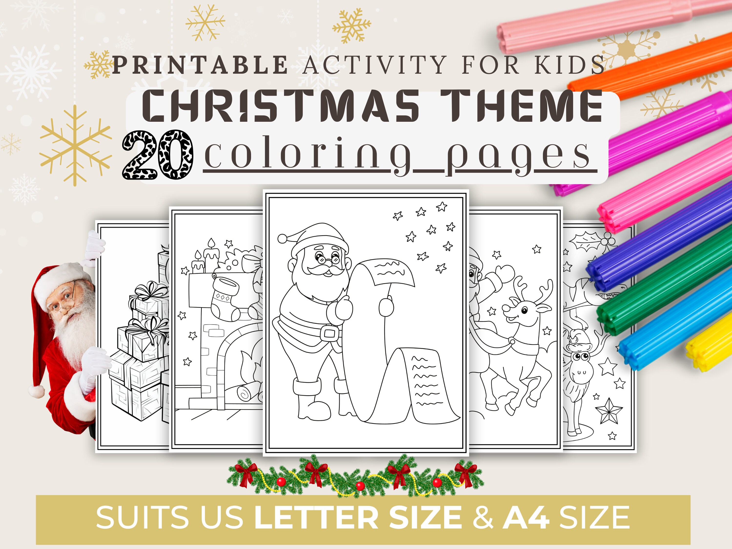 Printable Christmas Coloring Pages for Kids Xmas Coloring Pages ...