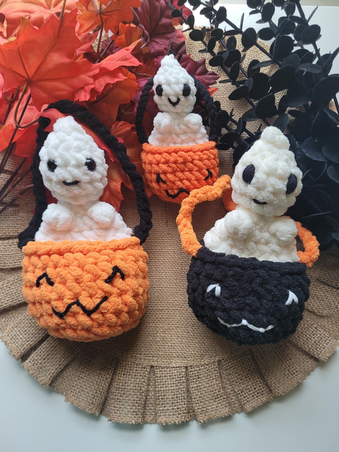 Ghost Popper | Boo Basket Fidget Pop | Custom Ghost Plushie | Cute ...