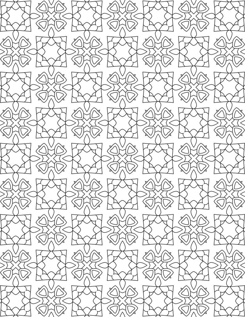 Geometric Shapes Adult Coloring Pagesprintable Coloring Pagesgeometric ...