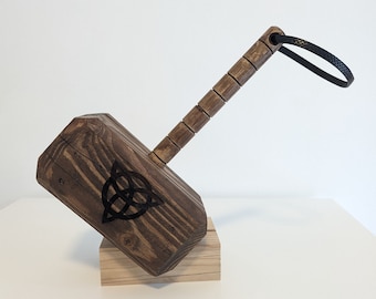Display Base for Thor Hammer Cherry Wood - Etsy