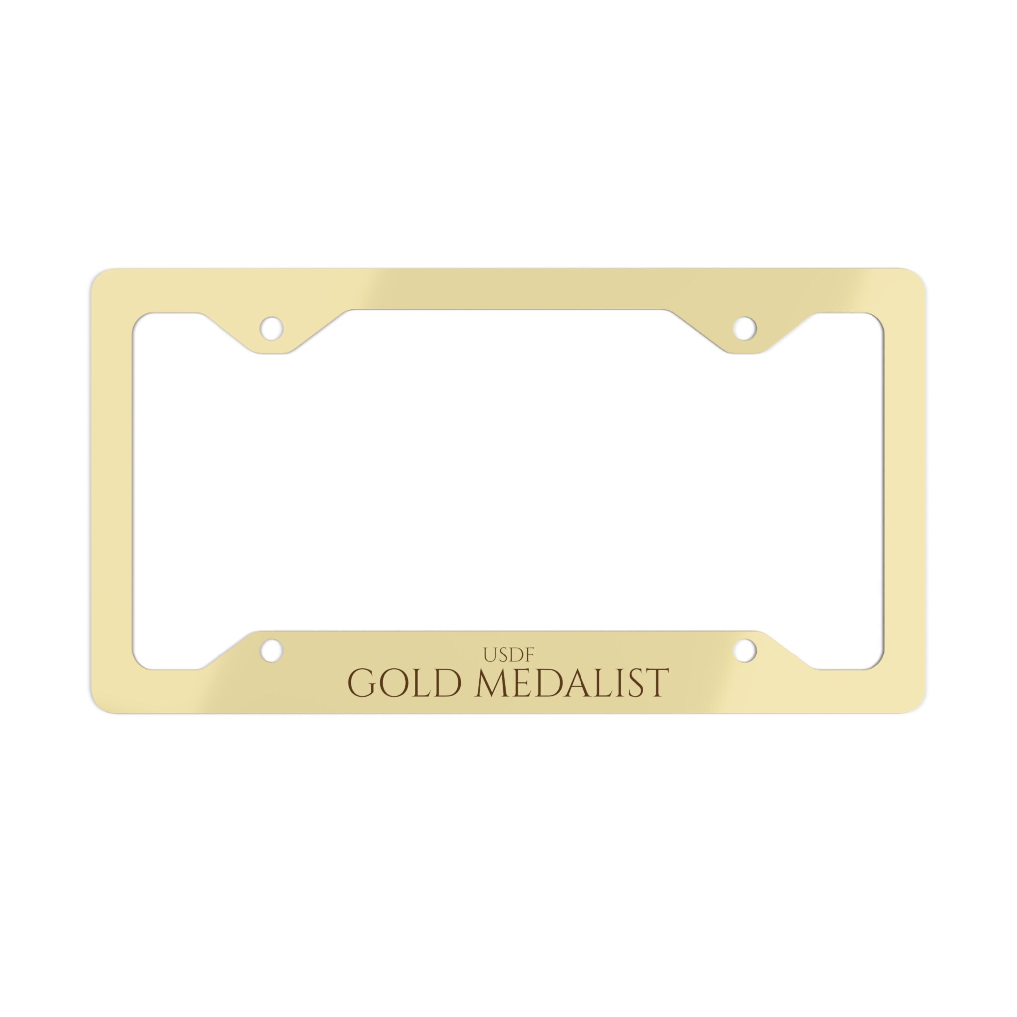 DRESSAGE MEDALS - USDF Gold Medal License Plate Frame - Etsy