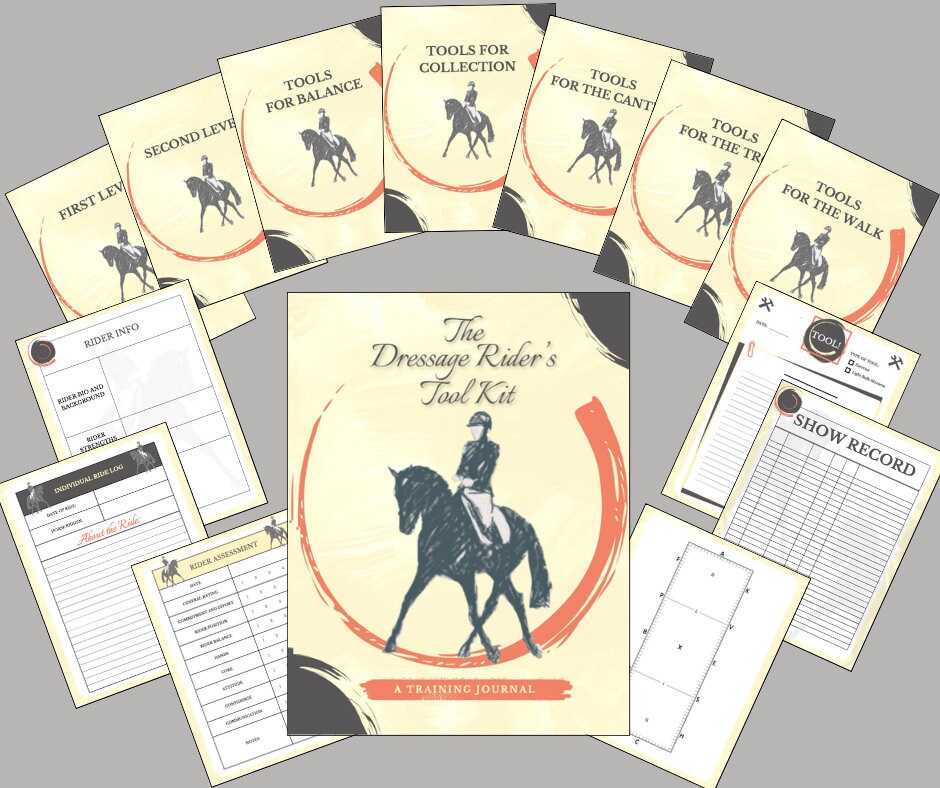 The Dressage Rider's Tool Kit - Equestrian Training Journal - Etsy