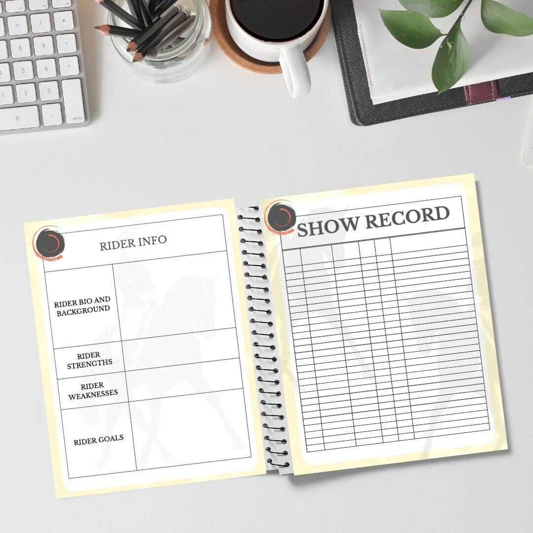 The Dressage Rider's Tool Kit - Equestrian Training Journal - Etsy