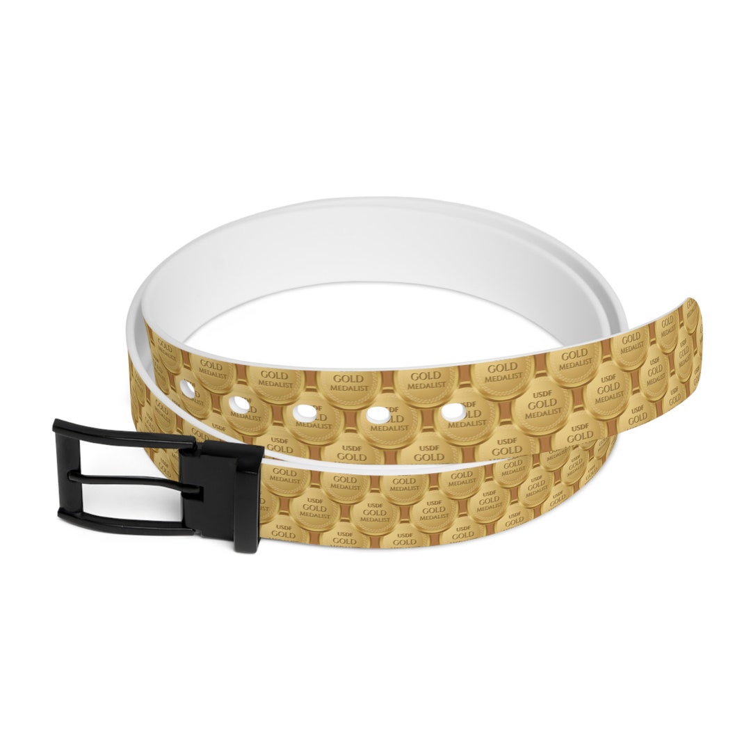 USDF Dressage GOLD Medalist Belt - Equestrian Apparel - Horse Gifts ...