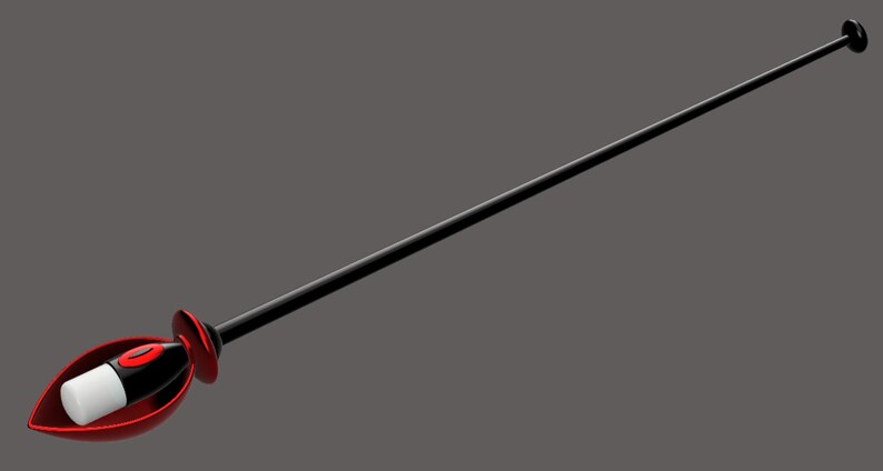 Hazbin Hotel Alastor cane 3D printable model for cosplay - Etsy.de