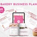 Bakery Business Plan Canva Template, Cake Shop Blueprint, Business ...
