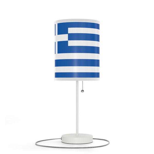 Greek Flag Lamp - Etsy