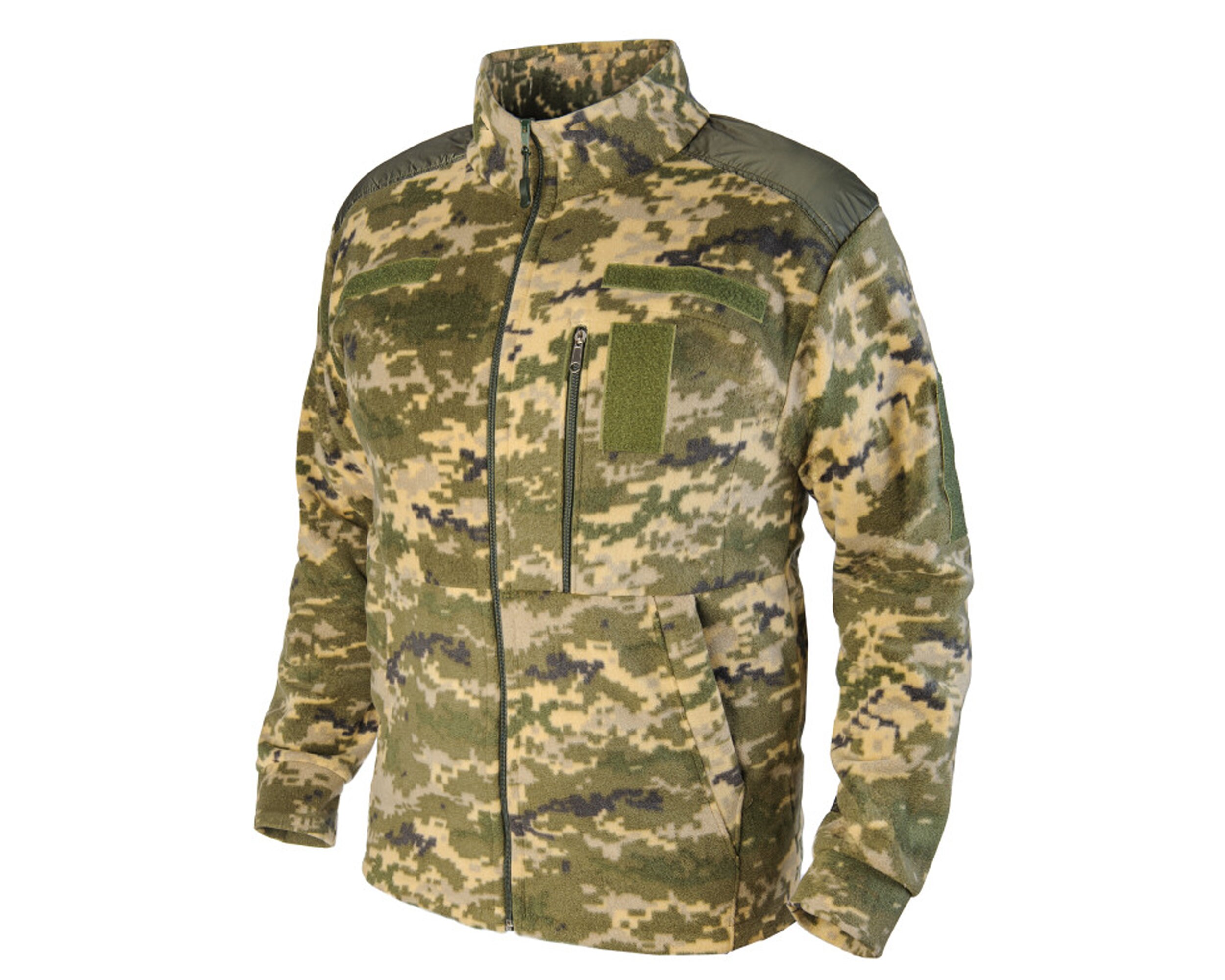 Ukrainian Military Jacket Fleece Jacket Winter Jacket for Men on Zipper ...