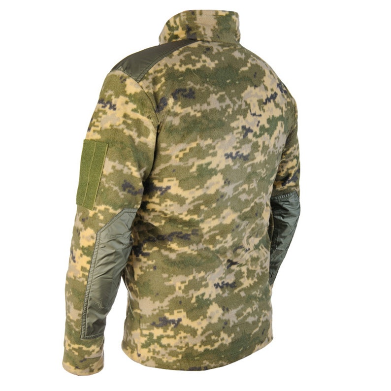 Ukrainian Military Jacket Fleece Jacket Winter Jacket for Men on Zipper ...