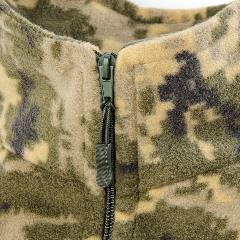 Ukrainian Military Jacket Fleece Jacket Winter Jacket for Men on Zipper ...
