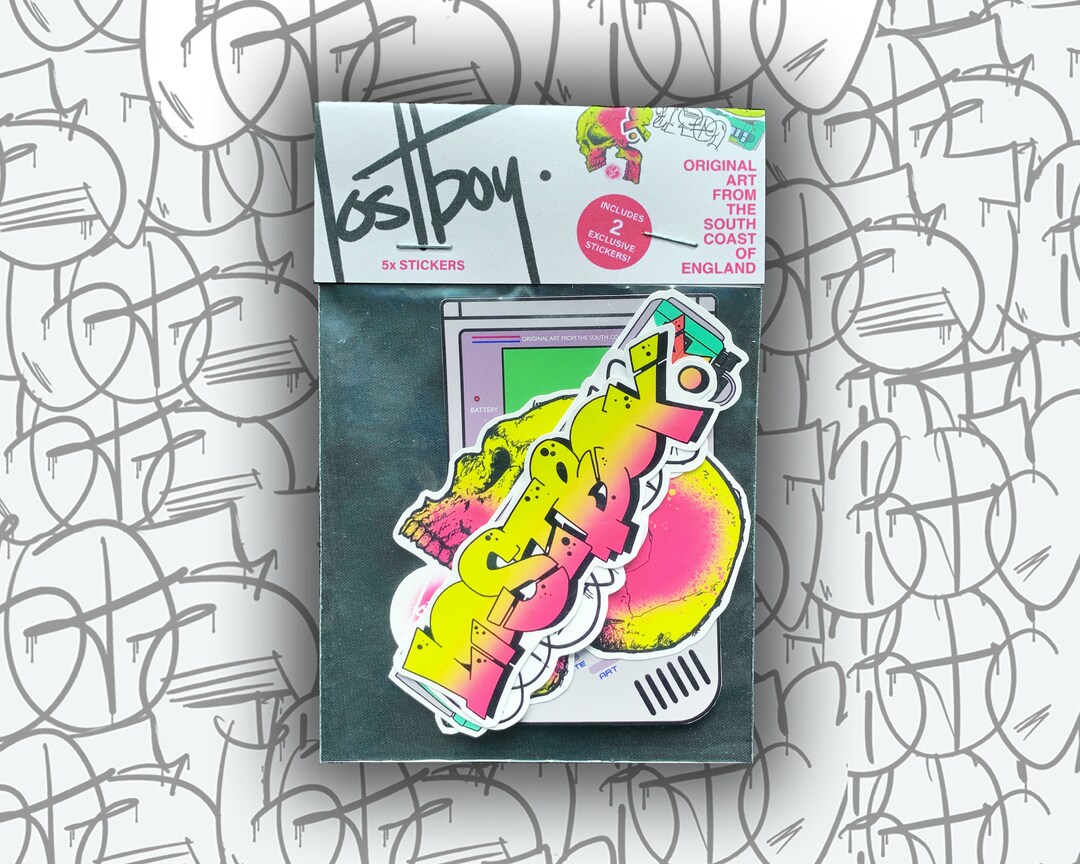 Sticker Pack Number 1 - 5x Graphic Stickers - Etsy