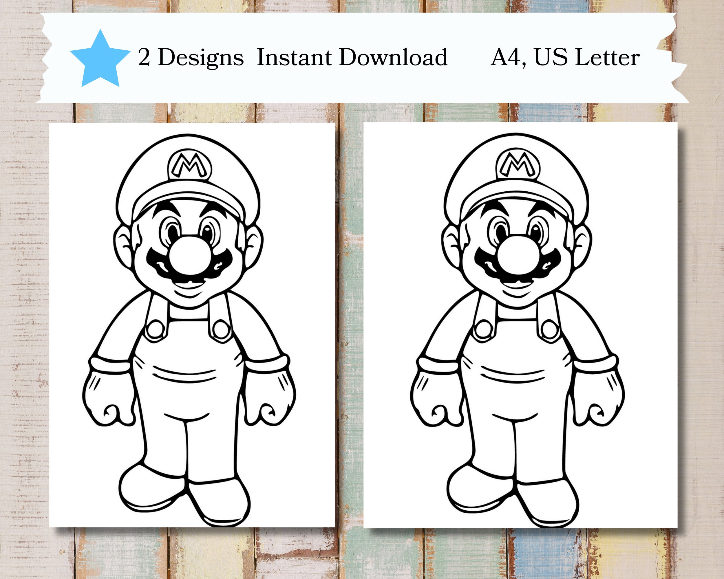 Super Mario and Friends Printable Coloring Pages, Super Mario Coloring ...