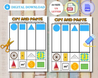 Preschool Scissor Skills Printable Worksheet Black and White Sports ...