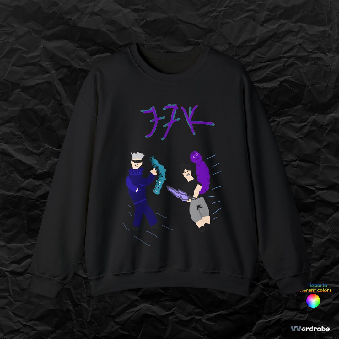 JJ Kaizen Anime Inspired Toji and Goji Funny Hand-drawn Print Fight ...