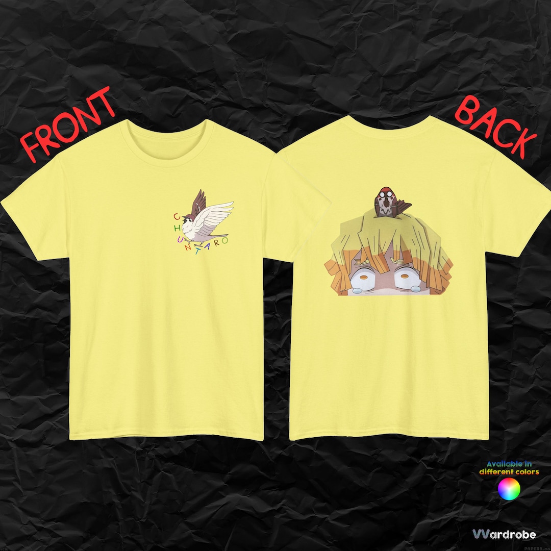 Chuntaro and Thunder Zen.itsu - D.slayer Anime Inspired - Double Sided ...