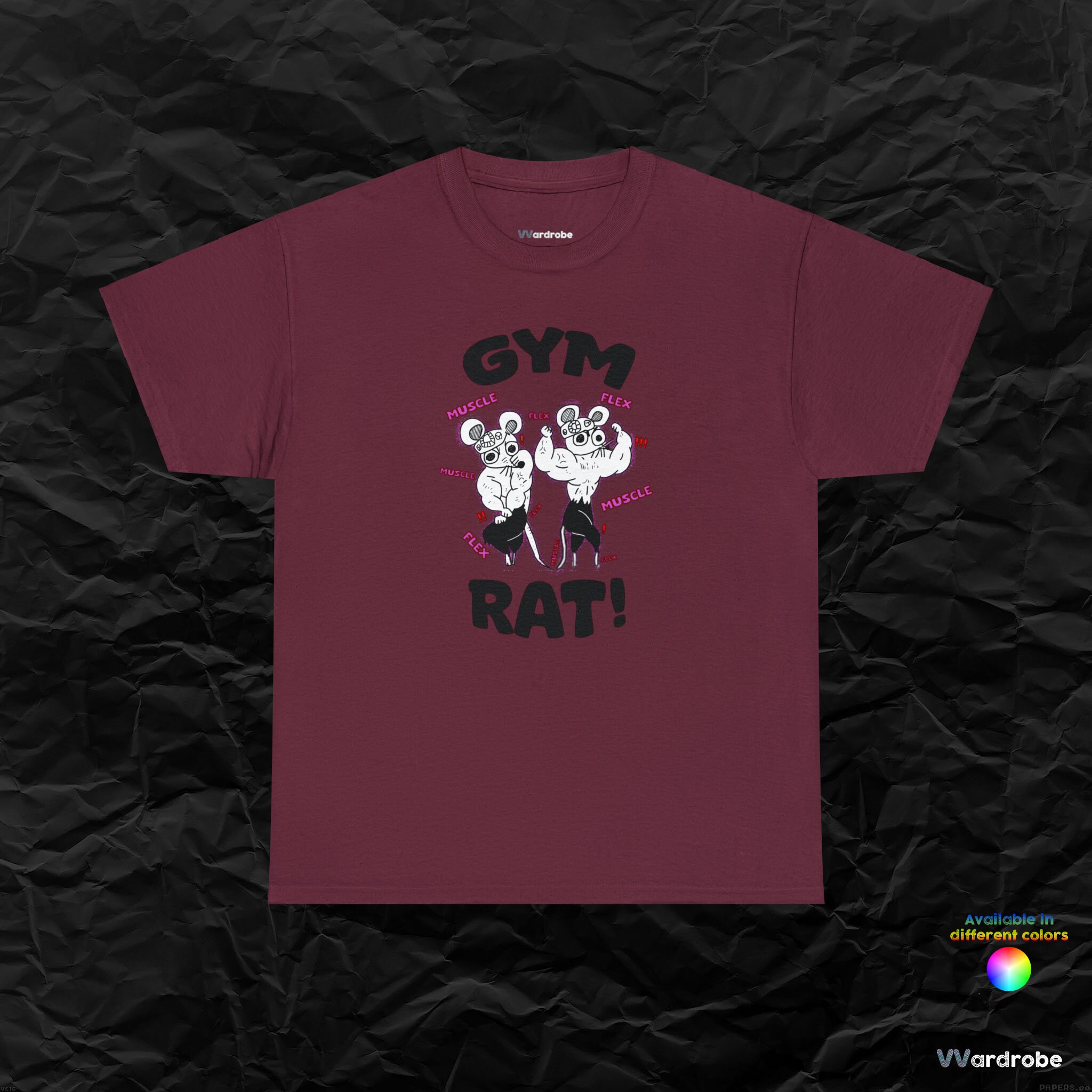 GYM RAT Flexing Tengen Muscle Mice Edition Heavy Cotton T-shirt - Etsy