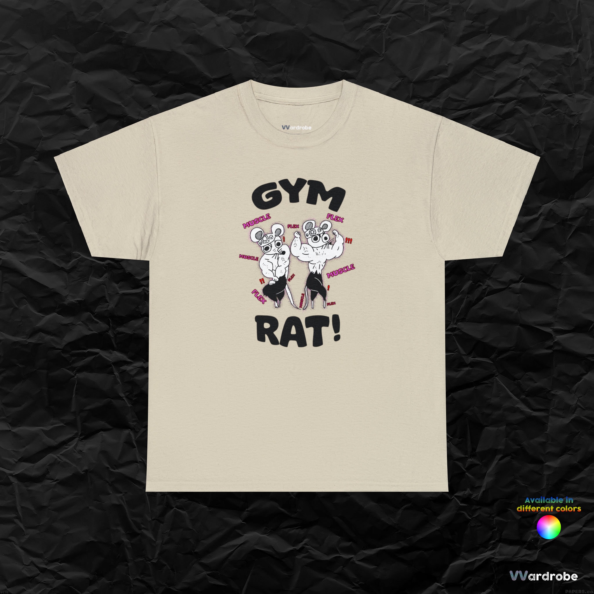 GYM RAT Flexing Tengen Muscle Mice Edition Heavy Cotton T-shirt - Etsy