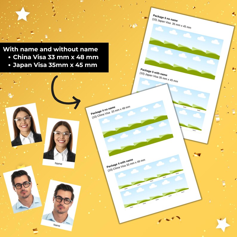 Editable Canva Rush ID and Photo Printing Templates, ID Template, Photo ...