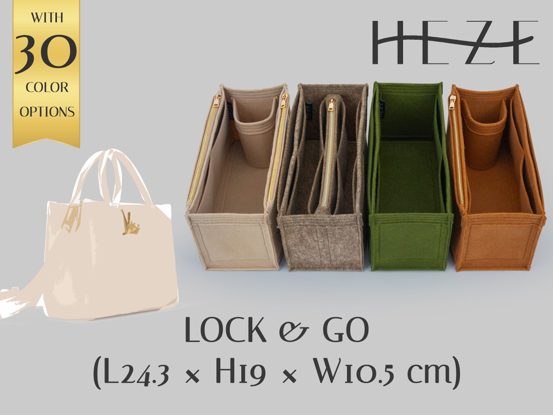 Lock and Go Custom Bag Organizer & Hand Bag Shaper - Lock Go Bag Insert ...