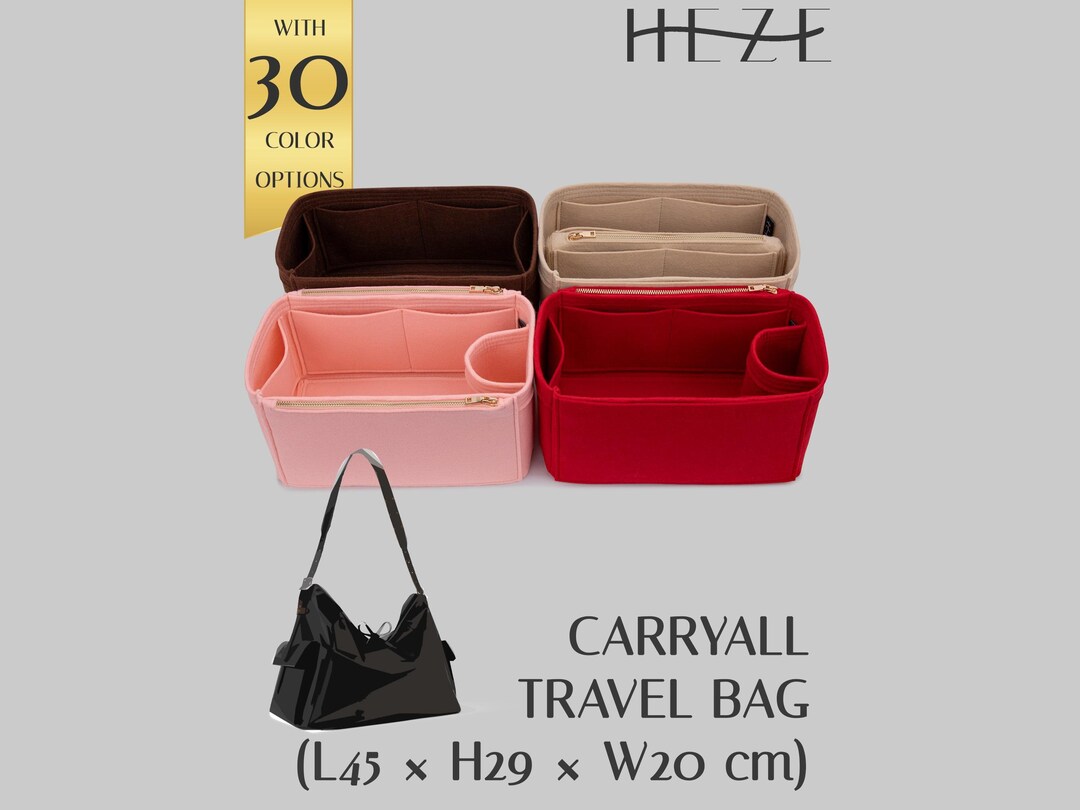 Carryall Travel Bag Organizer Felt Insert 2mm With Multi-pocket Layouts ...