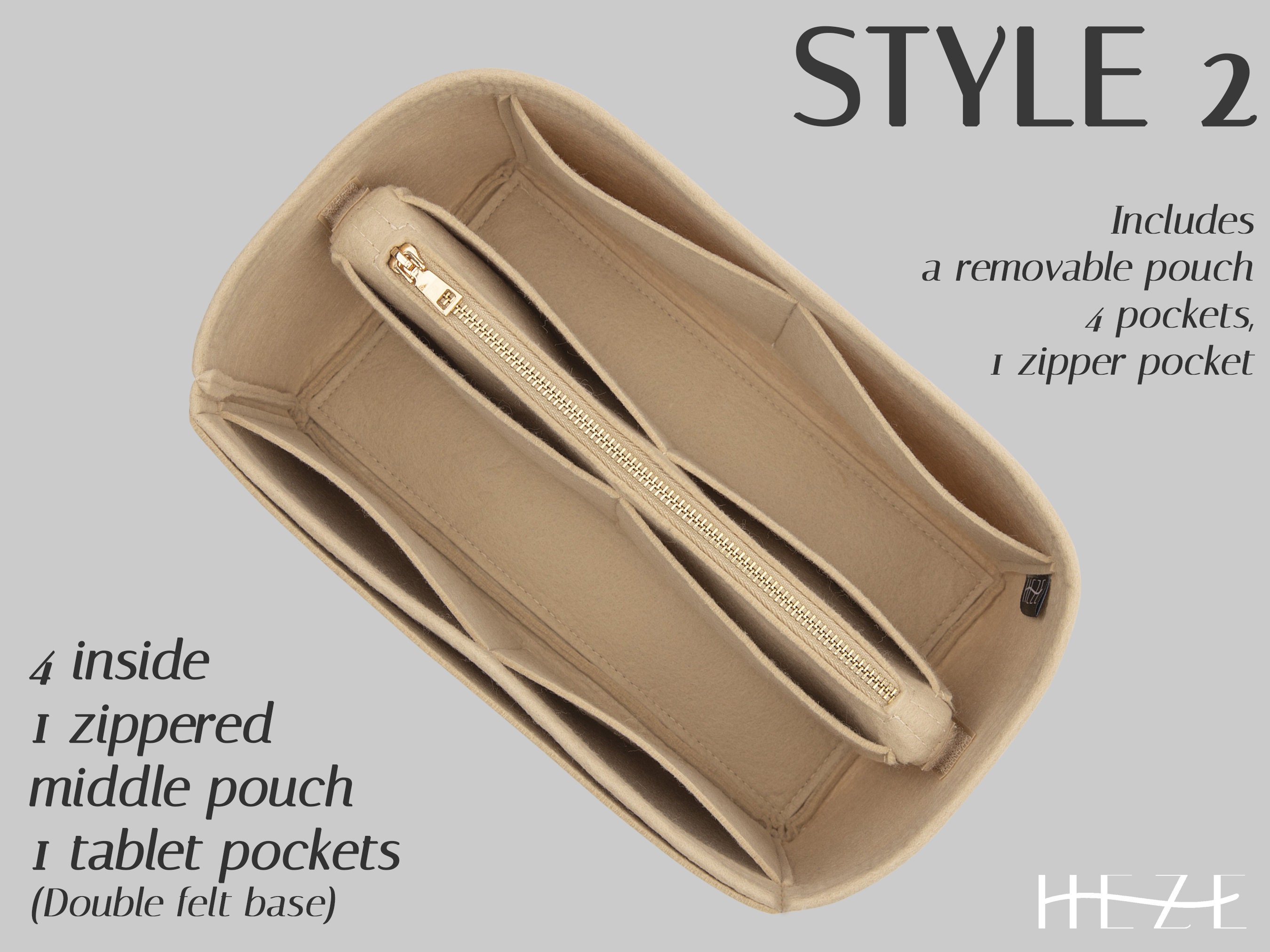 Deluxe Felt Bag Shaper for Le Pilage Original Travel Expandable ...