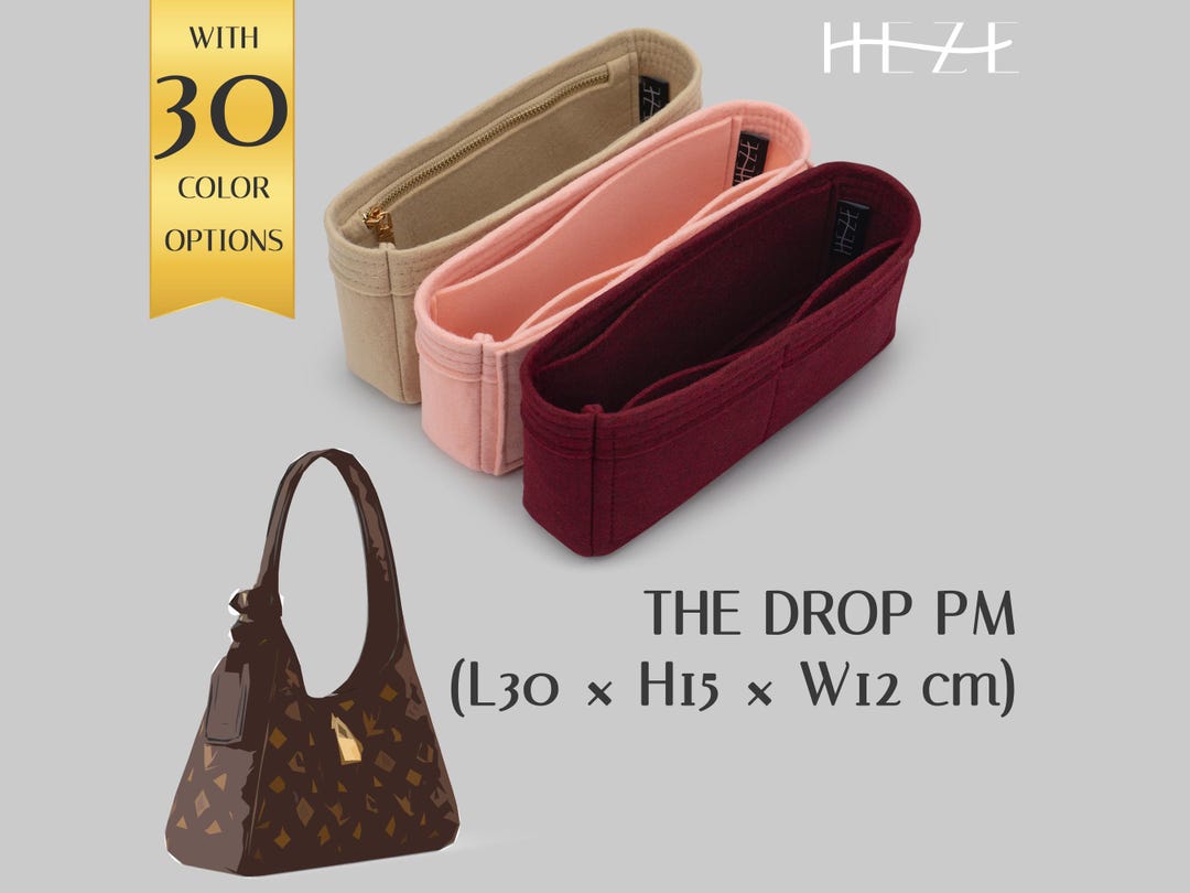 Elegant Felt Purse Insert for the Drop PM – Customizable Handbag ...