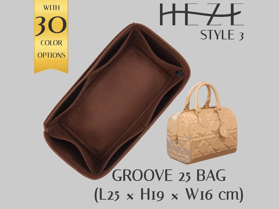 Groove 25 Bag Organizer Insert: Felt, Multi-pocket - Custom Colors - Etsy