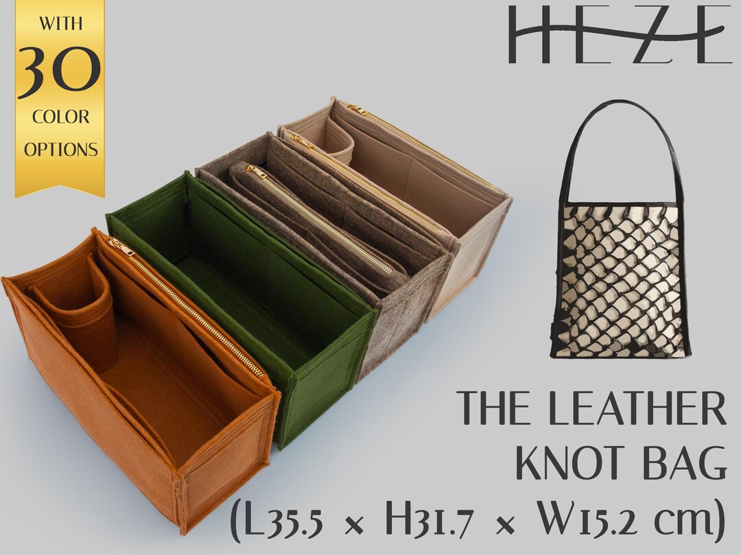 The Leather Knot Bag Custom Bag Organizer & Hand Bag Shaper - Lock Go ...