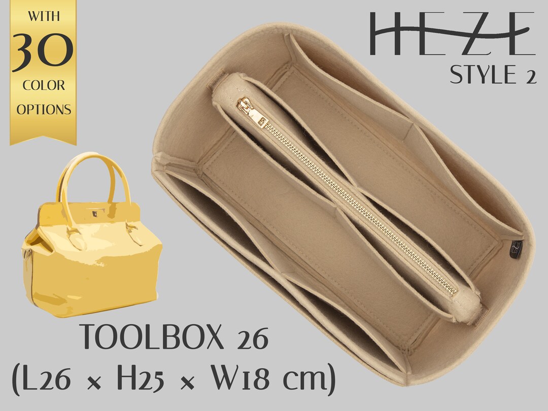 Felt Tote Insert for Toolbox 26 Bag - Customizable Organizer With ...