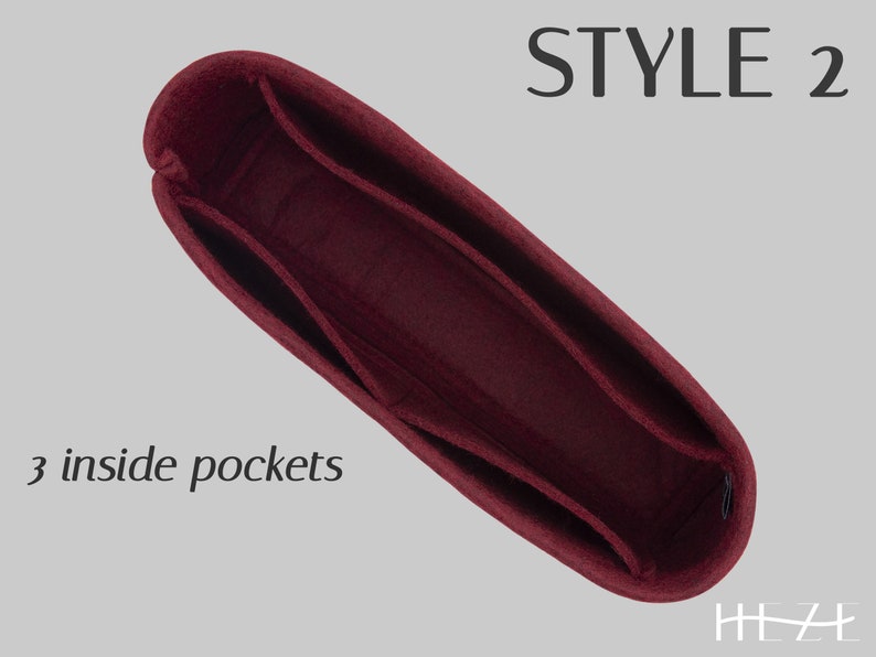 Handbag Insert for Side Trunk MM Bag - Customizable Felt Organizer ...