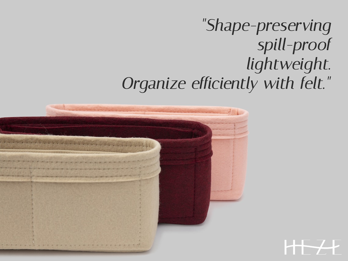 Handbag Insert for Side Trunk MM Bag Customizable Felt Organizer Purse ...