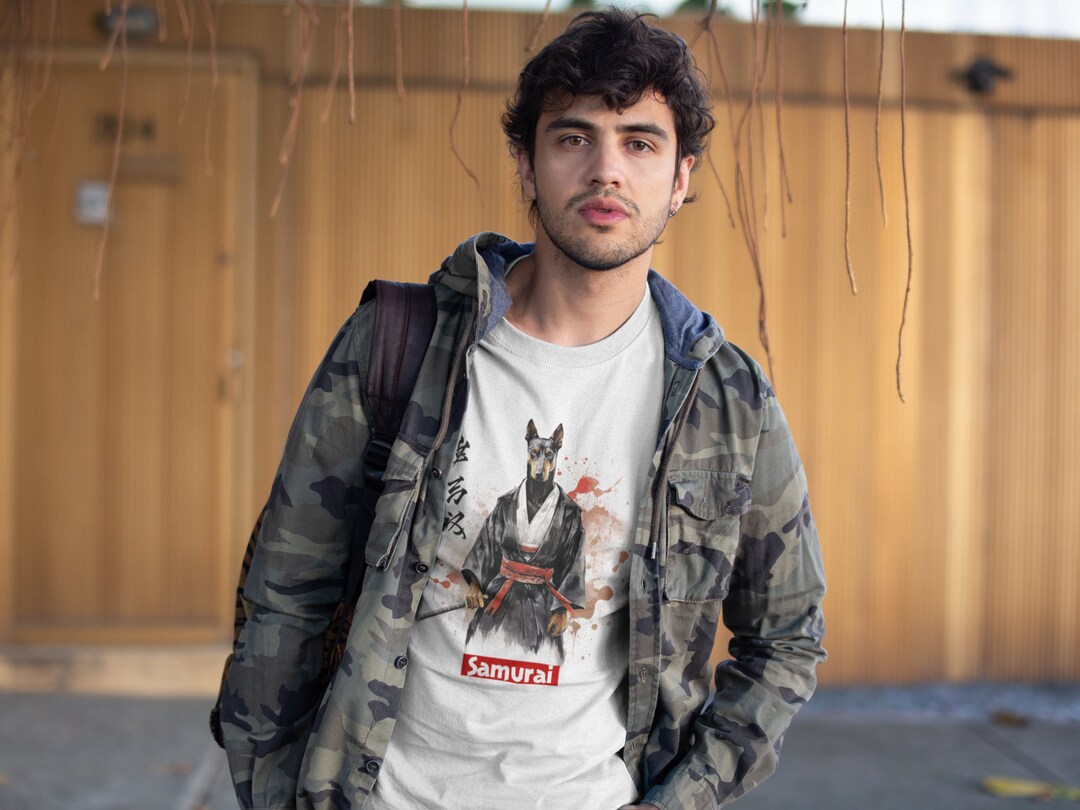 Doberman Samurai Shirt Samurai Dog Happy Taco Unisex - Etsy