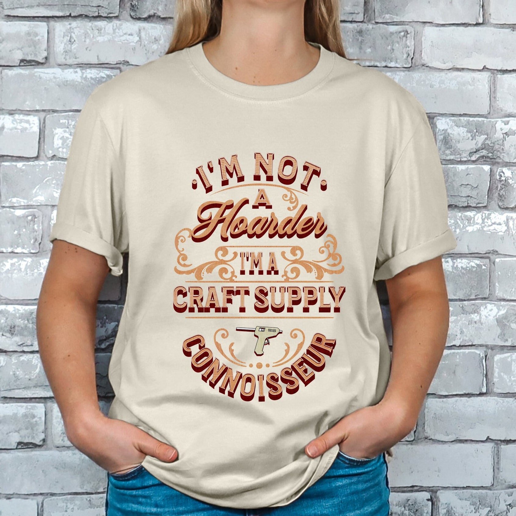 Craft Supply Hoarder Shirt for Her, Gift for Mom Crafter, Funny Gift ...