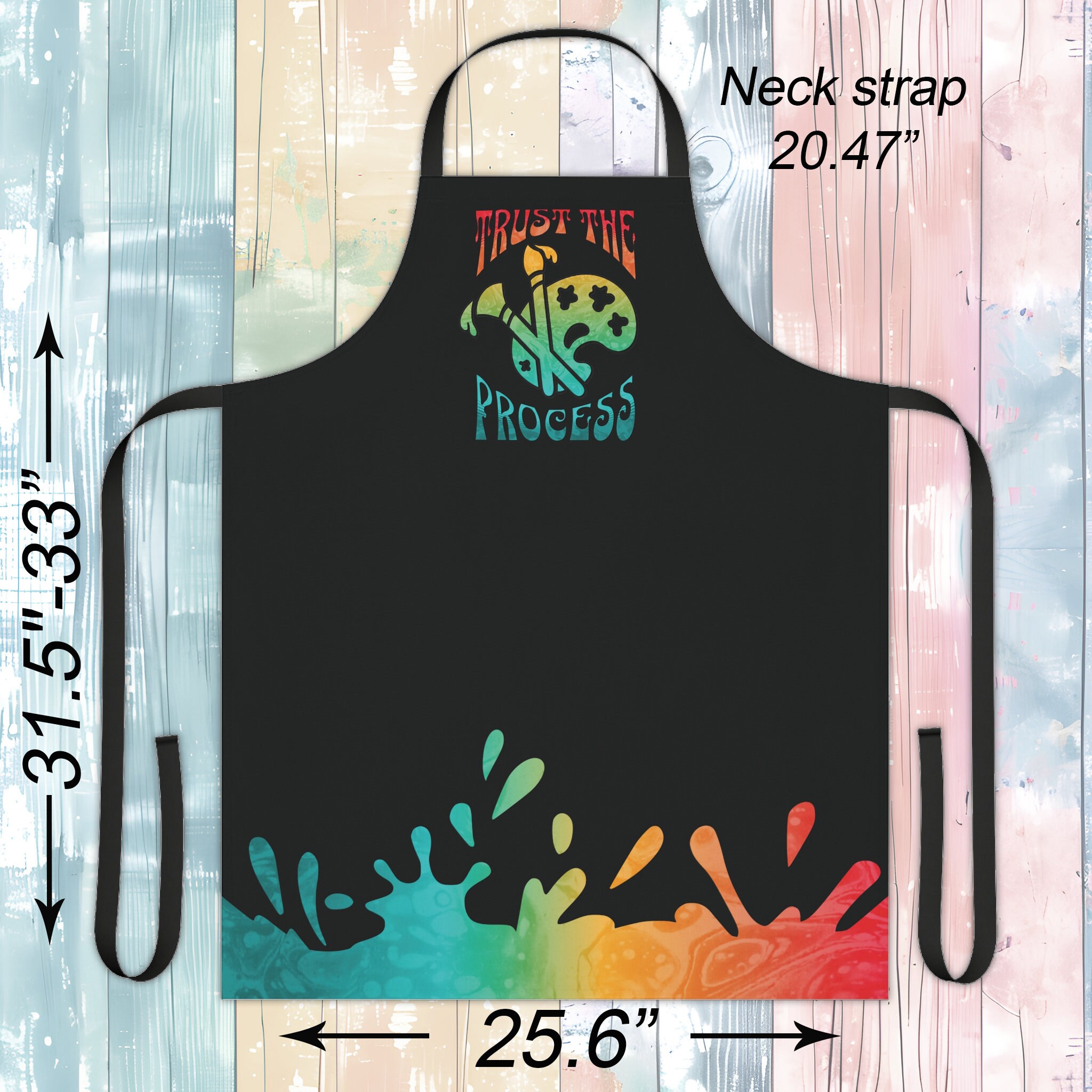 Artist Apron Full Length, Art Teacher Appreciation Gift, Art Student ...