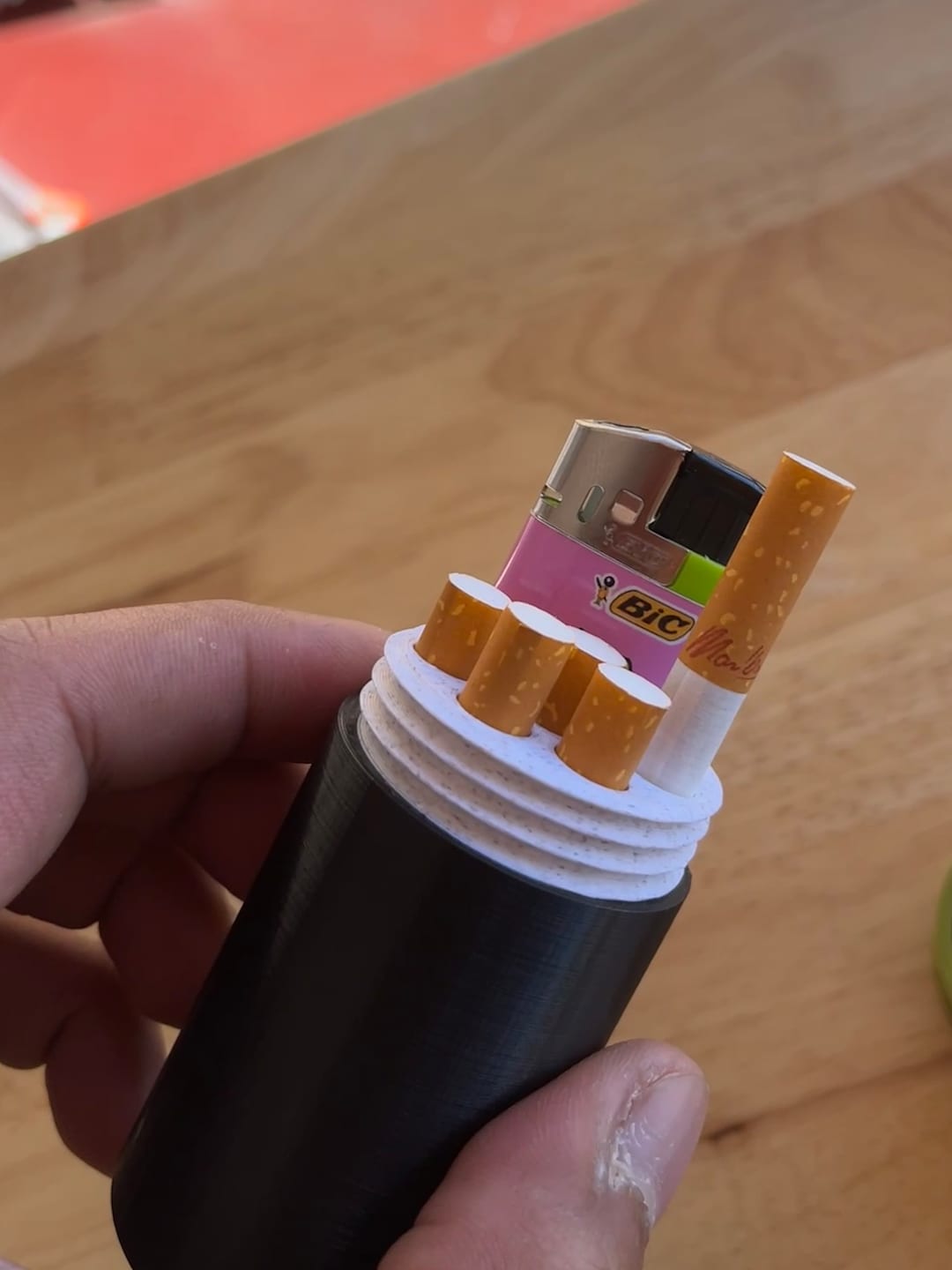 Cigarette Container With Lighter - Etsy
