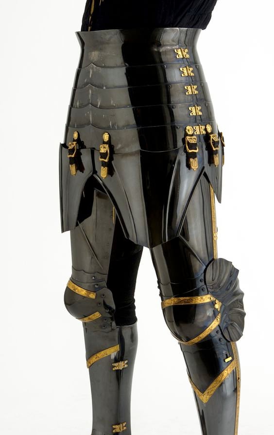 Medieval Knight Black Suit of Armor Combat Full Body Armor Collection ...