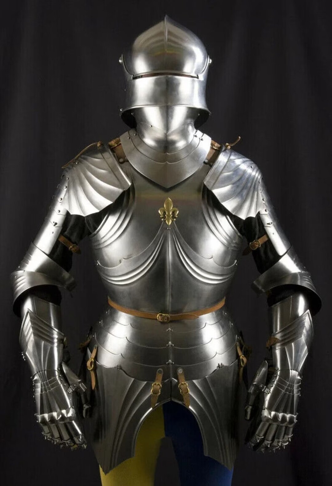 Medieval Gothic Knight Haff Body Armour Suit Crusader Armor Collection ...
