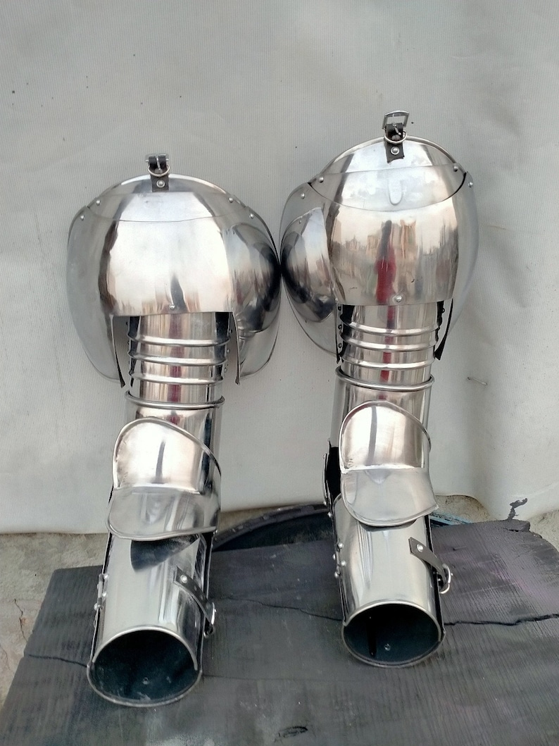 Medieval Knight Templar Armor Suit Crusader Armor With Wooden Base ...