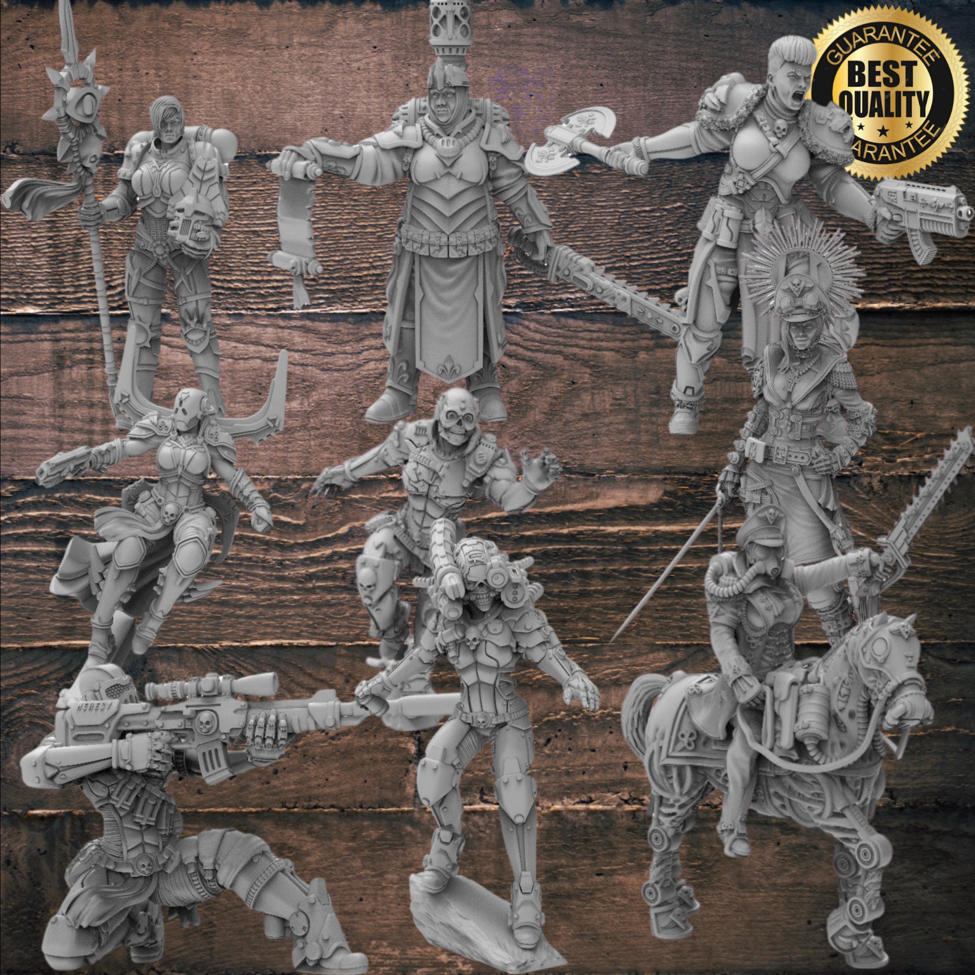 Pack WARHAMMER 40K Stl Files for 3D Printing Miniatures RPG - Etsy ...