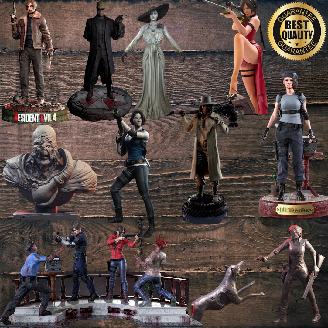 Pack Resident Evil Stl Files for 3D Printing Instant - Etsy Canada