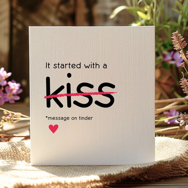 Tinder Card - Etsy