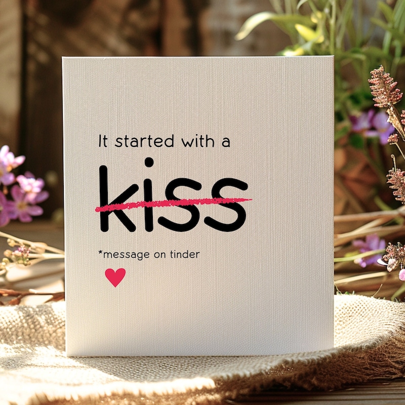 Tinder Card - Etsy