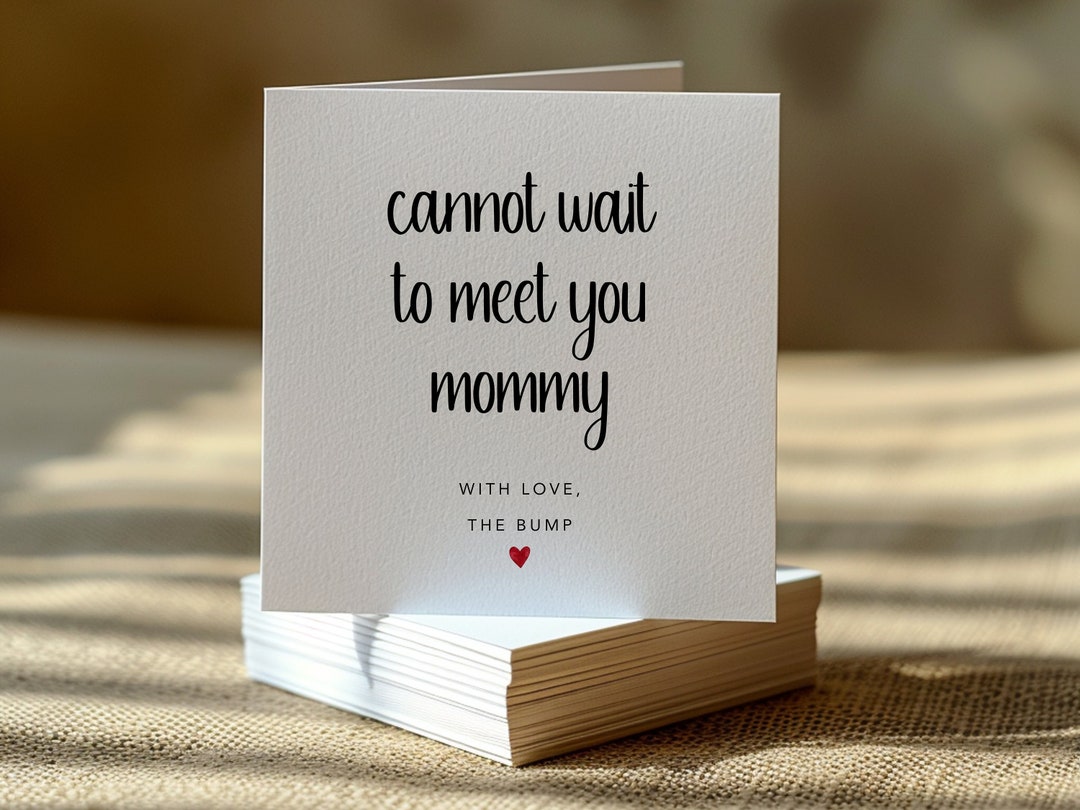 Printable Pregnant Mothers Day Card for Future Mum, Pregnant Wife, From ...