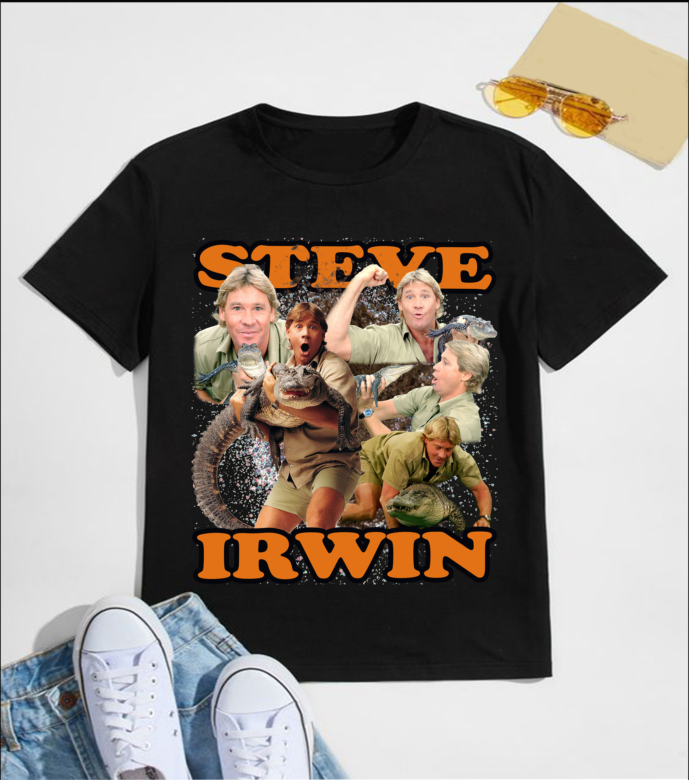 Steve Irwin T Shirt Design PNG Instant Download 300 Dpi - Etsy Australia