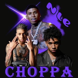 Nle Choppa Png , Ready to Print, Printable Design, Hiphop Artist, 90s ...