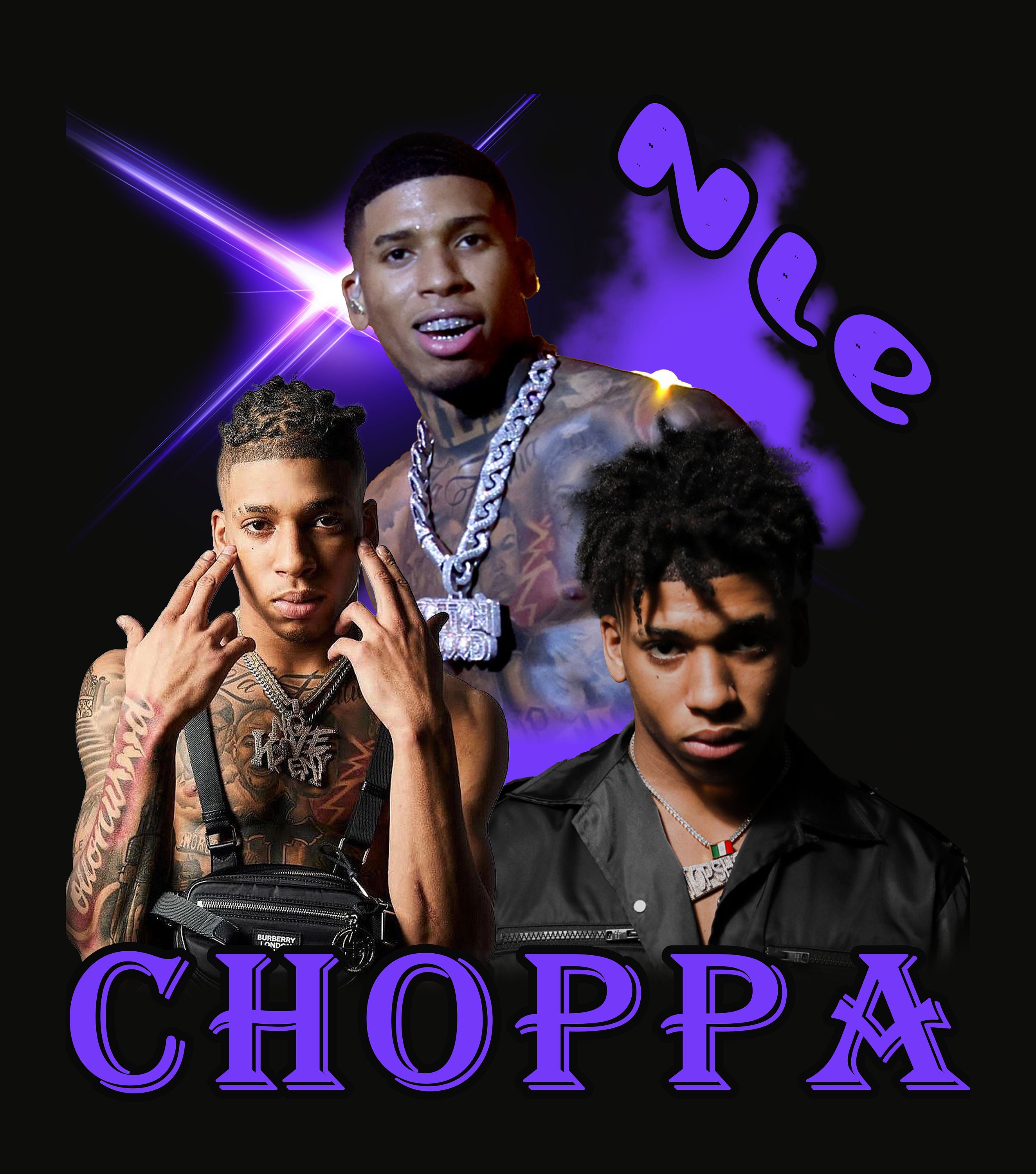 Nle Choppa Png , Ready to Print, Printable Design, Hiphop Artist, 90s ...