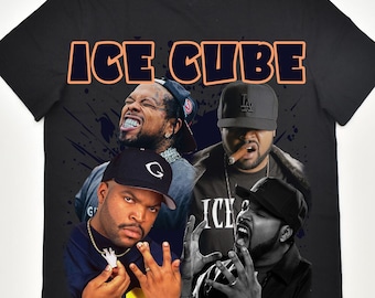 Ice Cube Shirt Design. PNG Digital 4500x5100 Px.retro, 90s Vintage ...