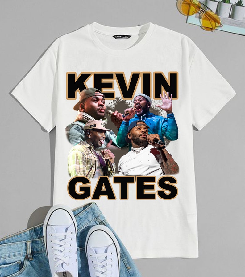 Kevin Gates T Shirt Design. PNG Digital 4500x5100 Px. Retro, 90s ...