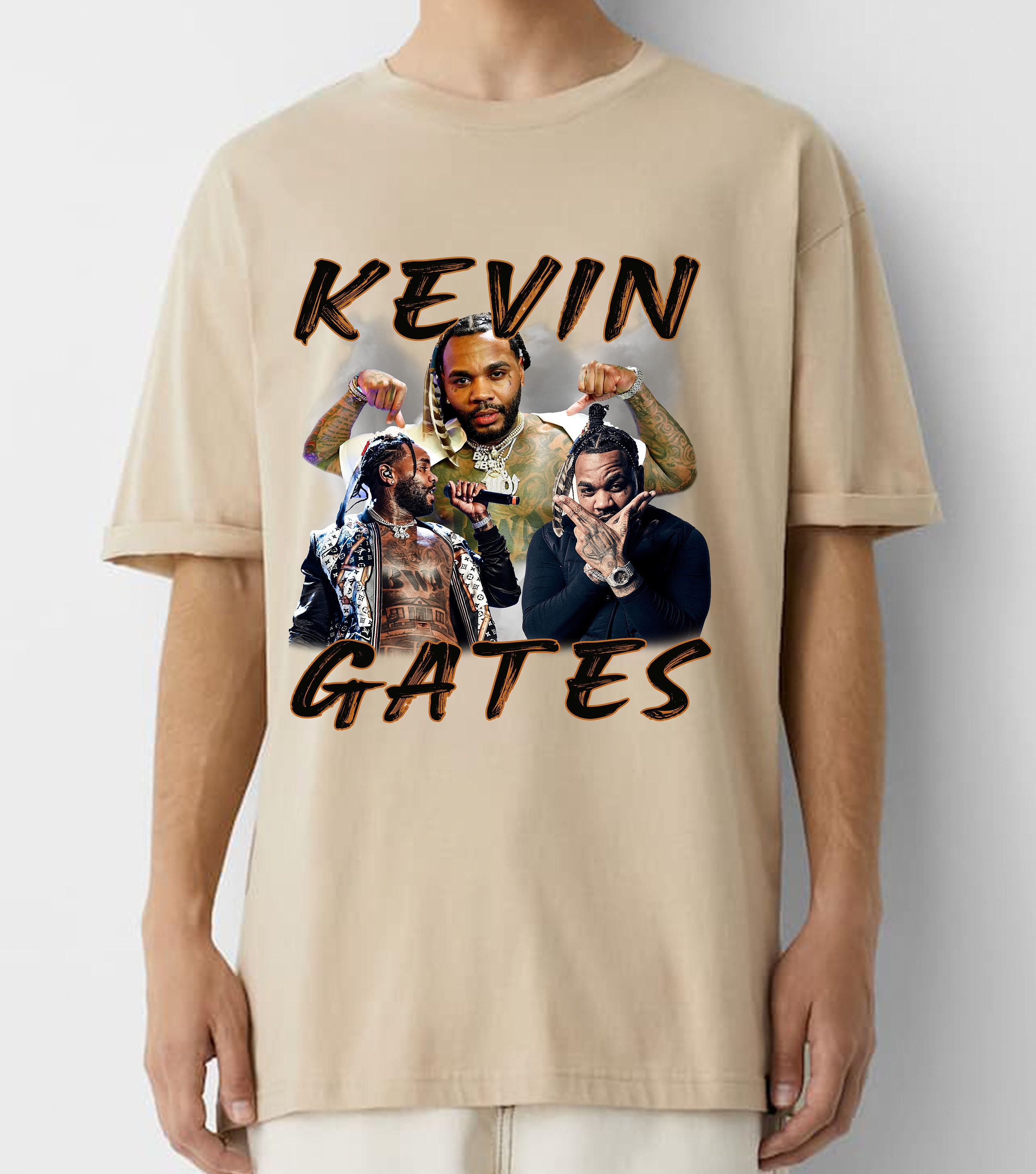 Kevin Gates T Shirt Design. PNG Digital 4500x5100 Px. Retro, 90s ...